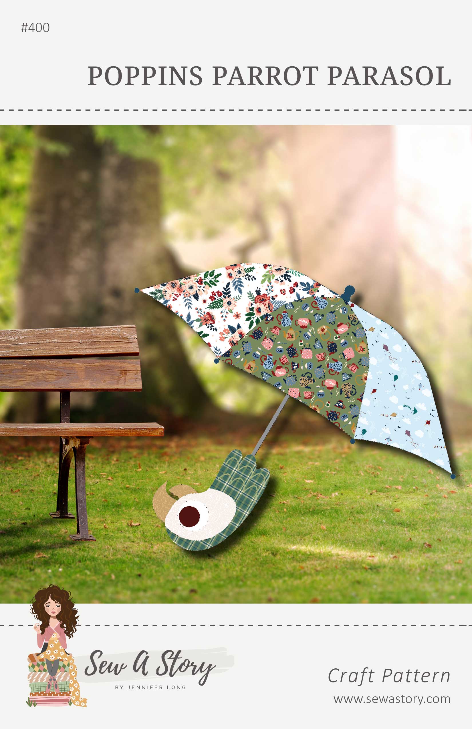 Poppins Parrot Parasol Paper Pattern (Pre-Order) – Sew A Story