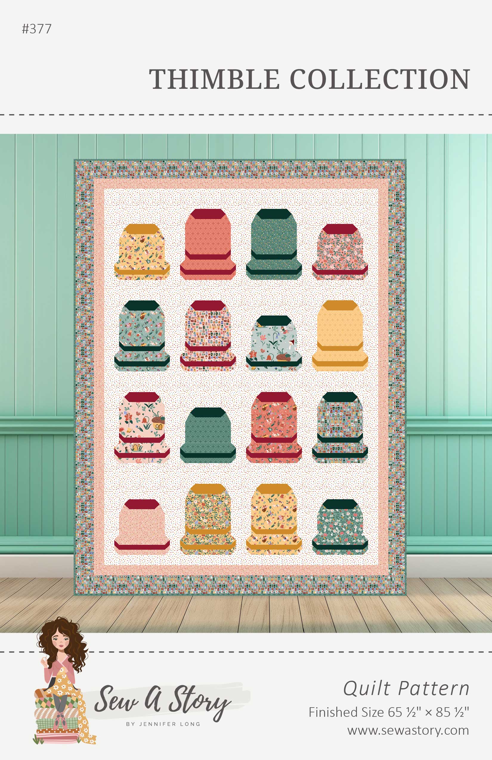 Thimble Collection Quilt - Paper Pattern – Sew A Story