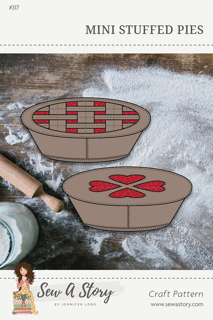 Mini Stuffed Pies Pattern – Sew A Story